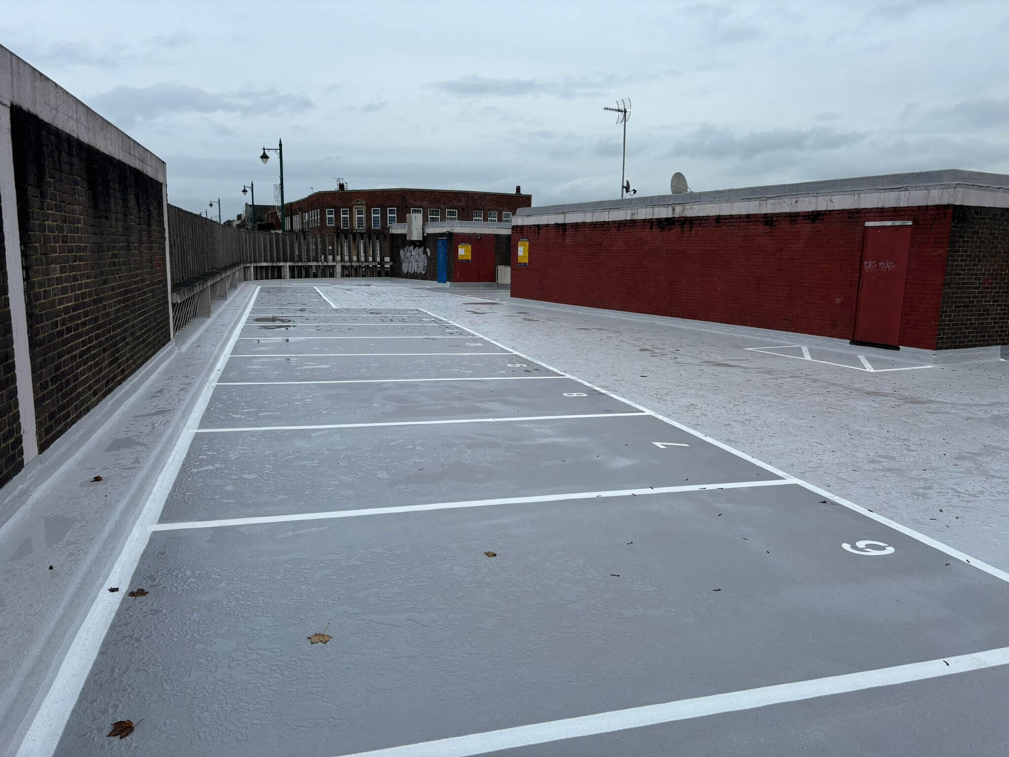 Car park epoxy coating | Commercial epoxy flooring | Flex Flooring