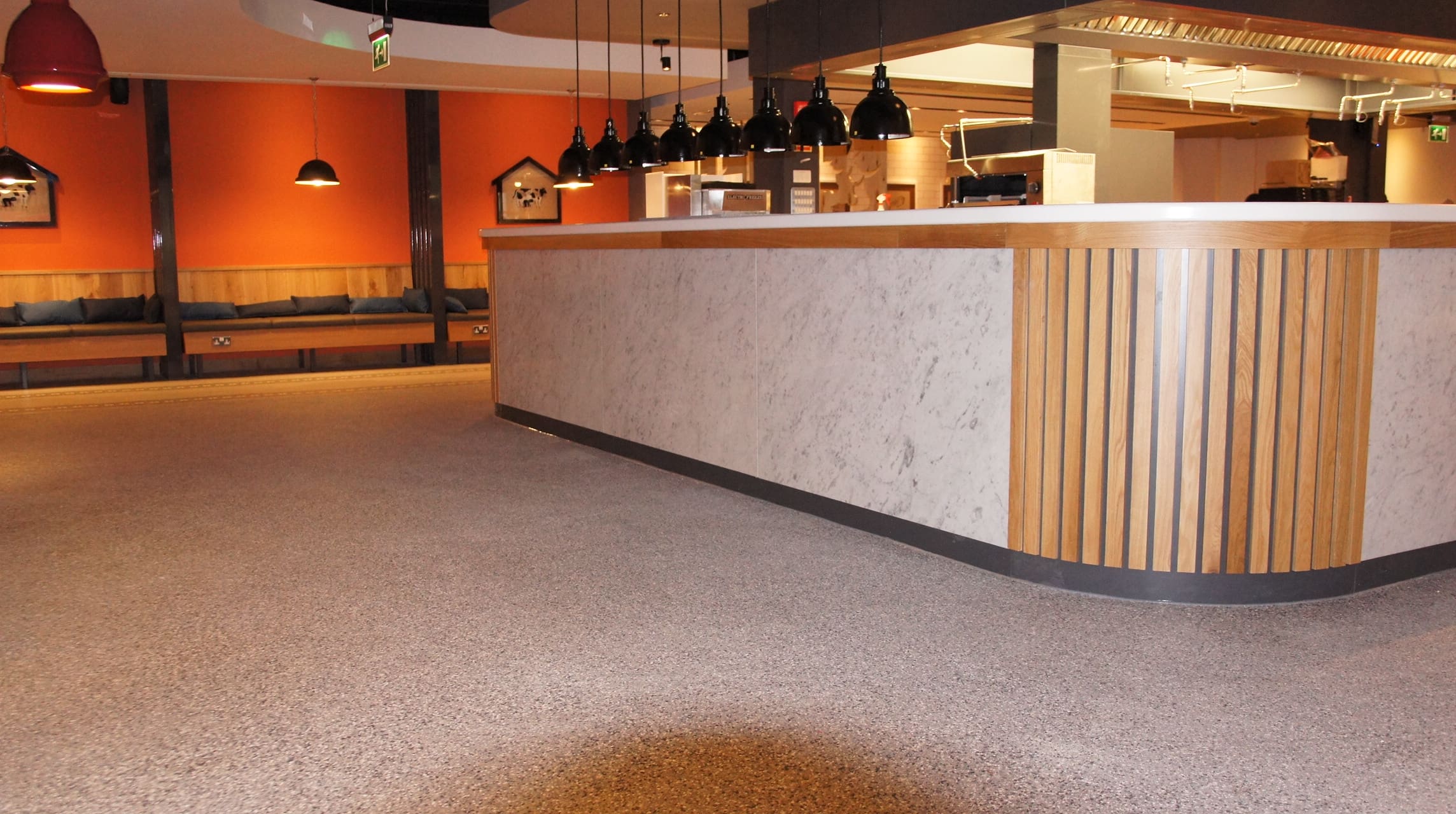 Restaurant flooring | Commercial resin flooring | Flex Flooring